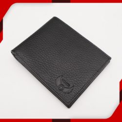 Texture Black Leather Wallets for Men | Leather Wallets for Men in Pakistan