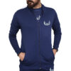 Blue Sports Jacket for Men | Gym Jogging Polyester Jacket in Pakistan