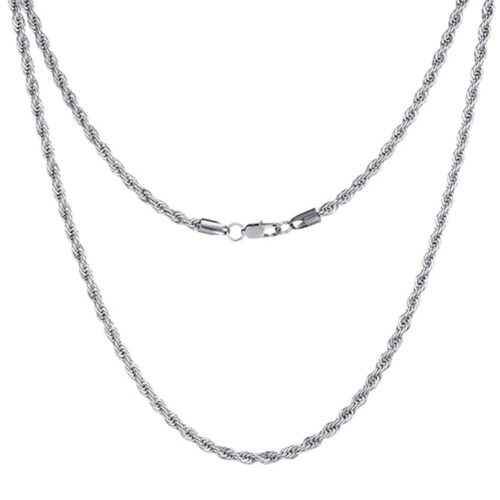 Silver Rope Chain | Best Black, Sliver Chains for Men